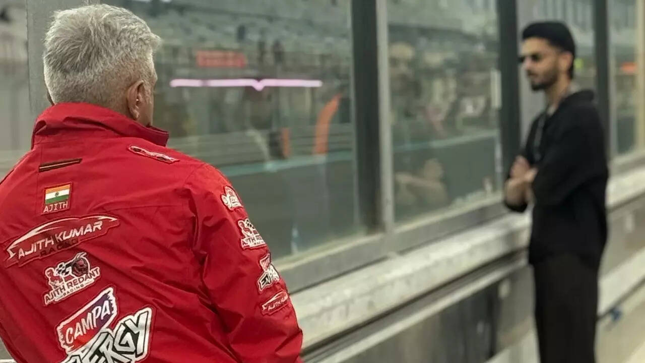 Anirudh Ravichander meets Ajith Kumar at Abu Dhabi racing event - See ...