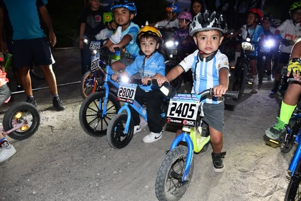 Santa María celebró el 4° Festival Infantil de Mountain Bike Franco Ayala