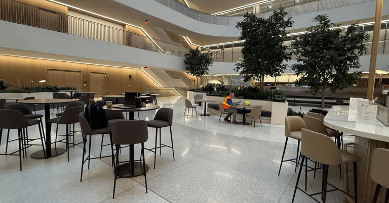 Inside GM's new world headquarters: Modernized midcentury designs with ...