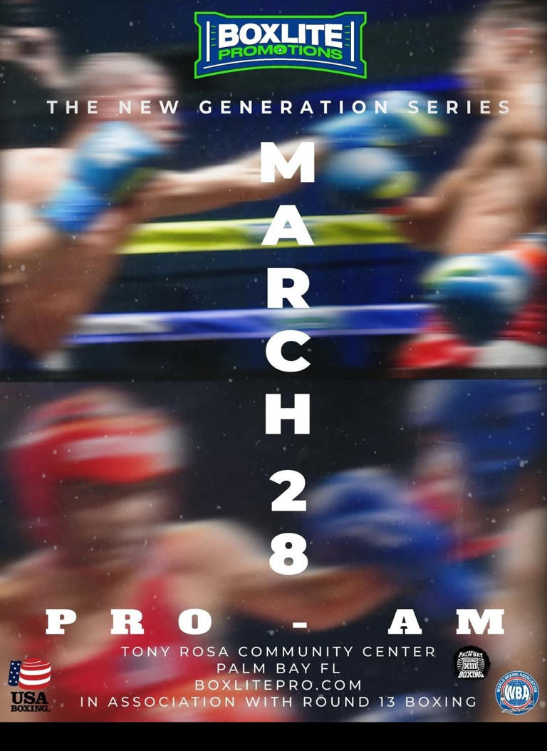 The new generation boxing event to be held in Palm Bay on March 28