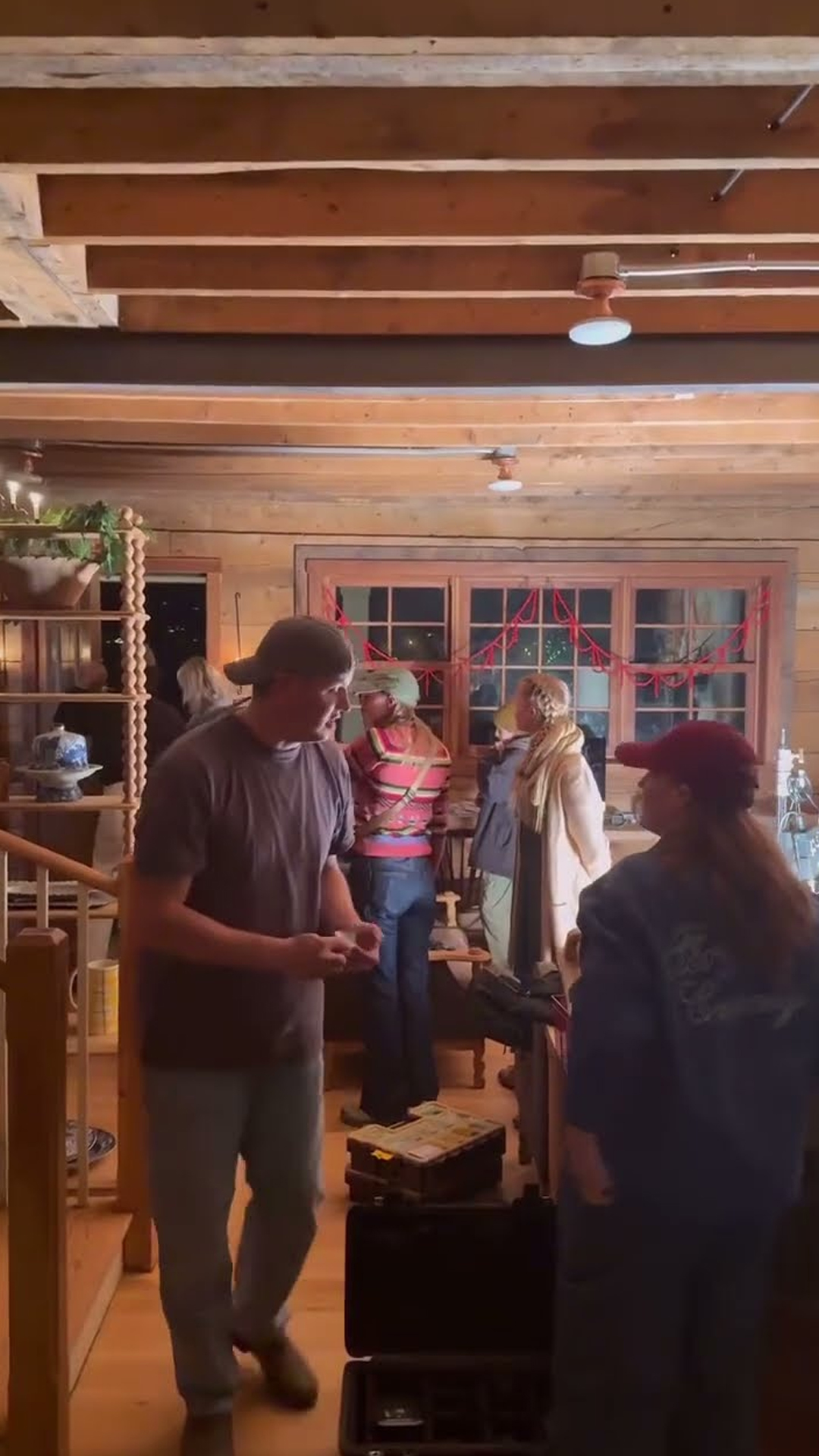 Behind the scenes of a festive photo shoot