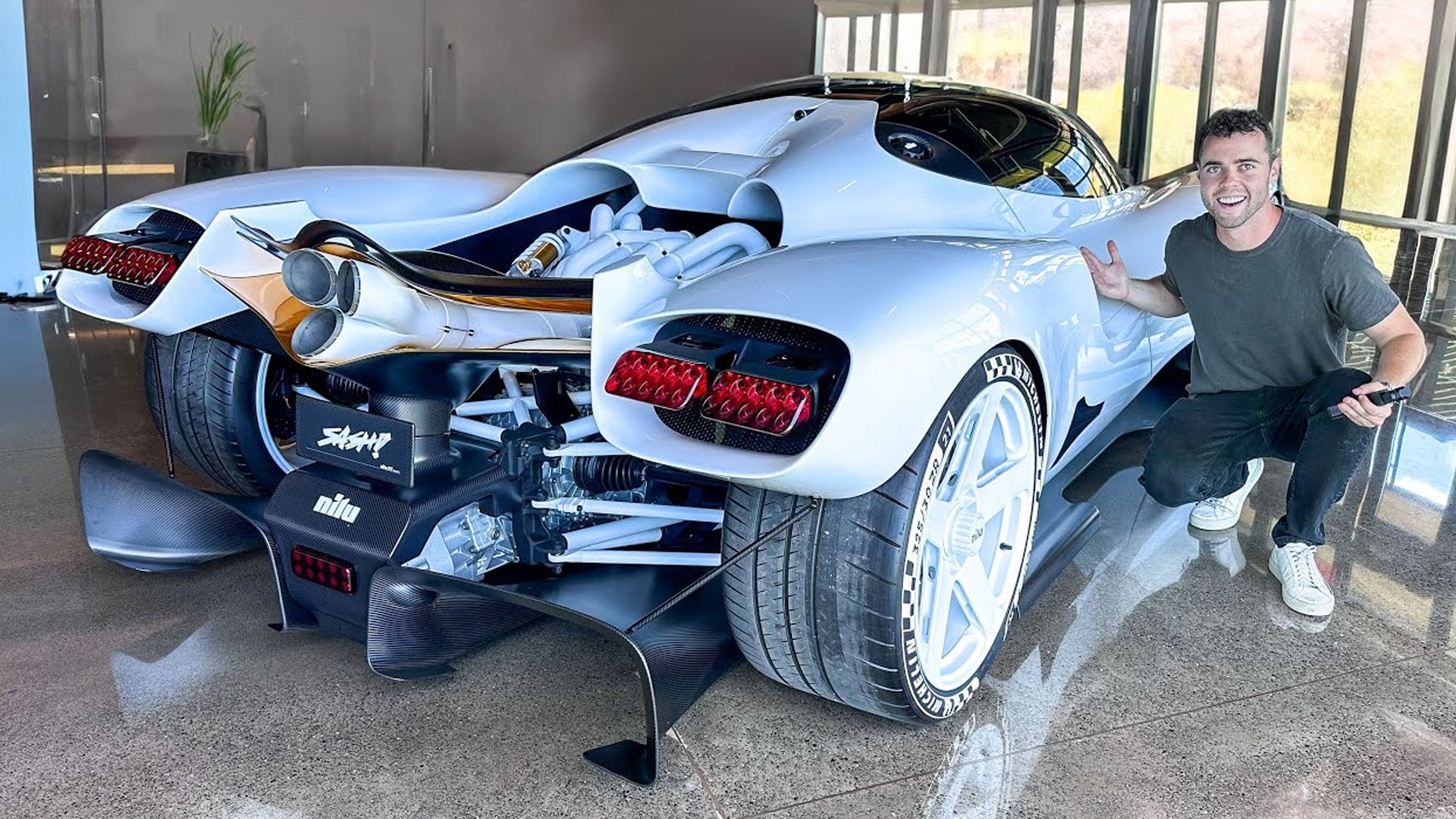 The raw manual Nilu hypercar unveiled