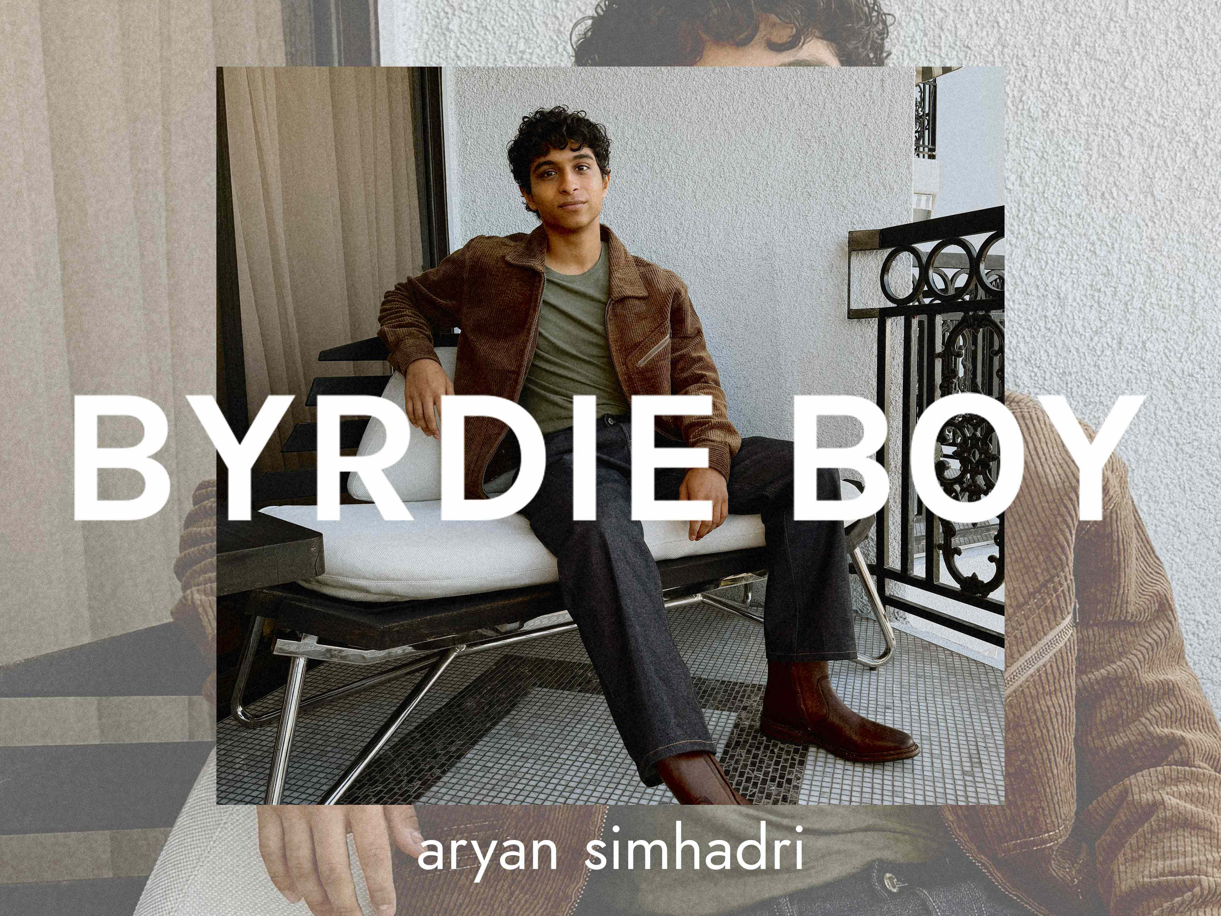 Aryan Simhadri's signature curls are the work of coconut oil and the gods