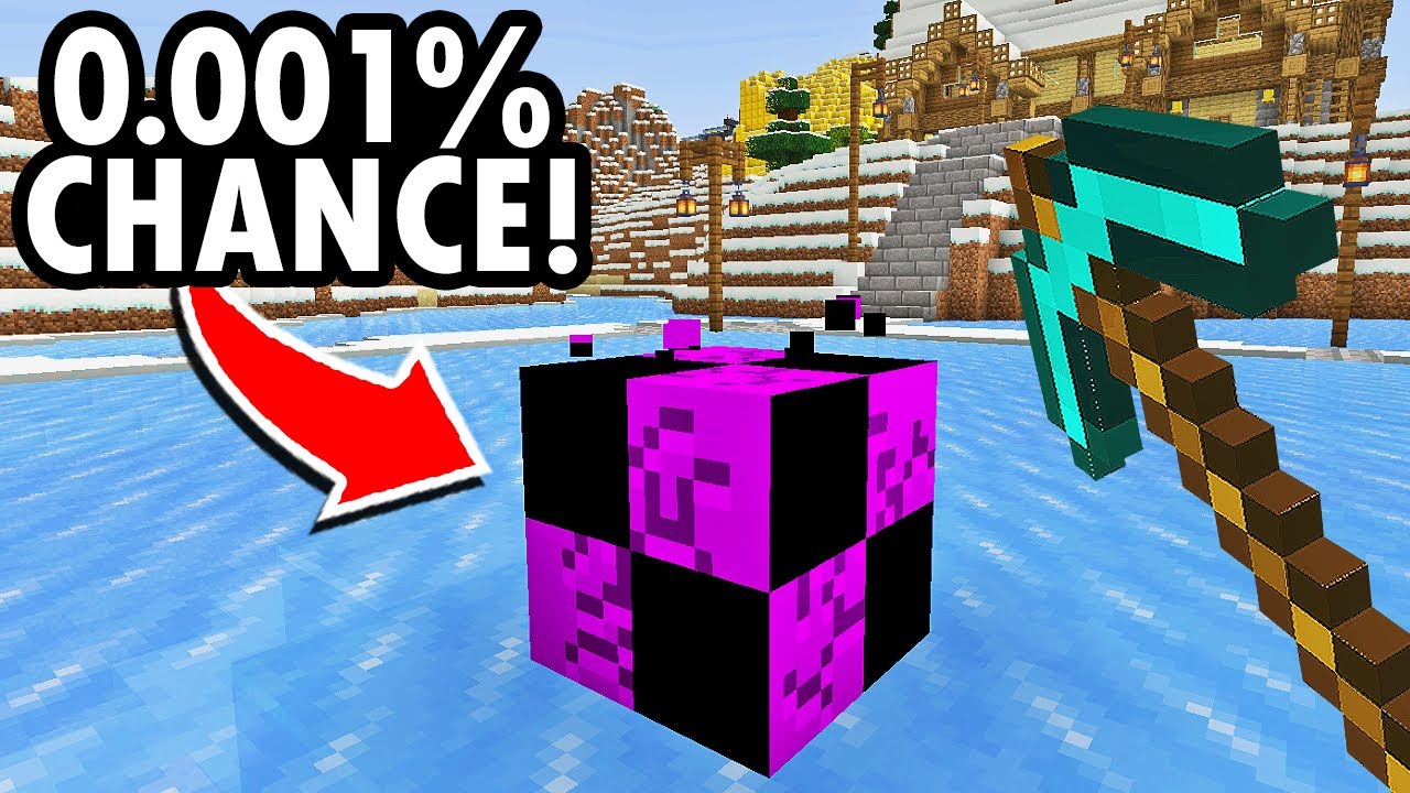 Found the world’s rarest blocks in hardcore Minecraft