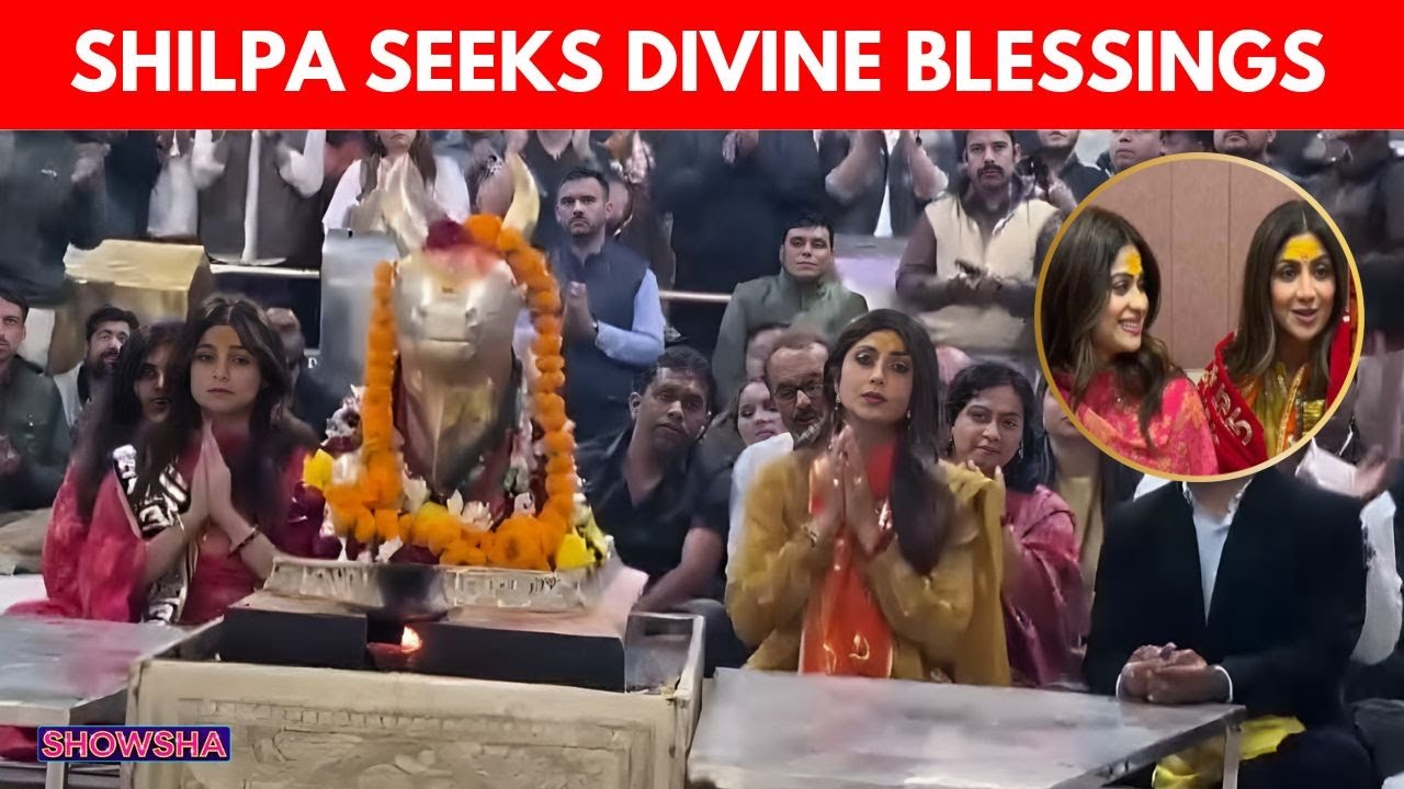 Shilpa Shetty attends Mahakaleshwar Jyotirlinga shayan aarti days after ...