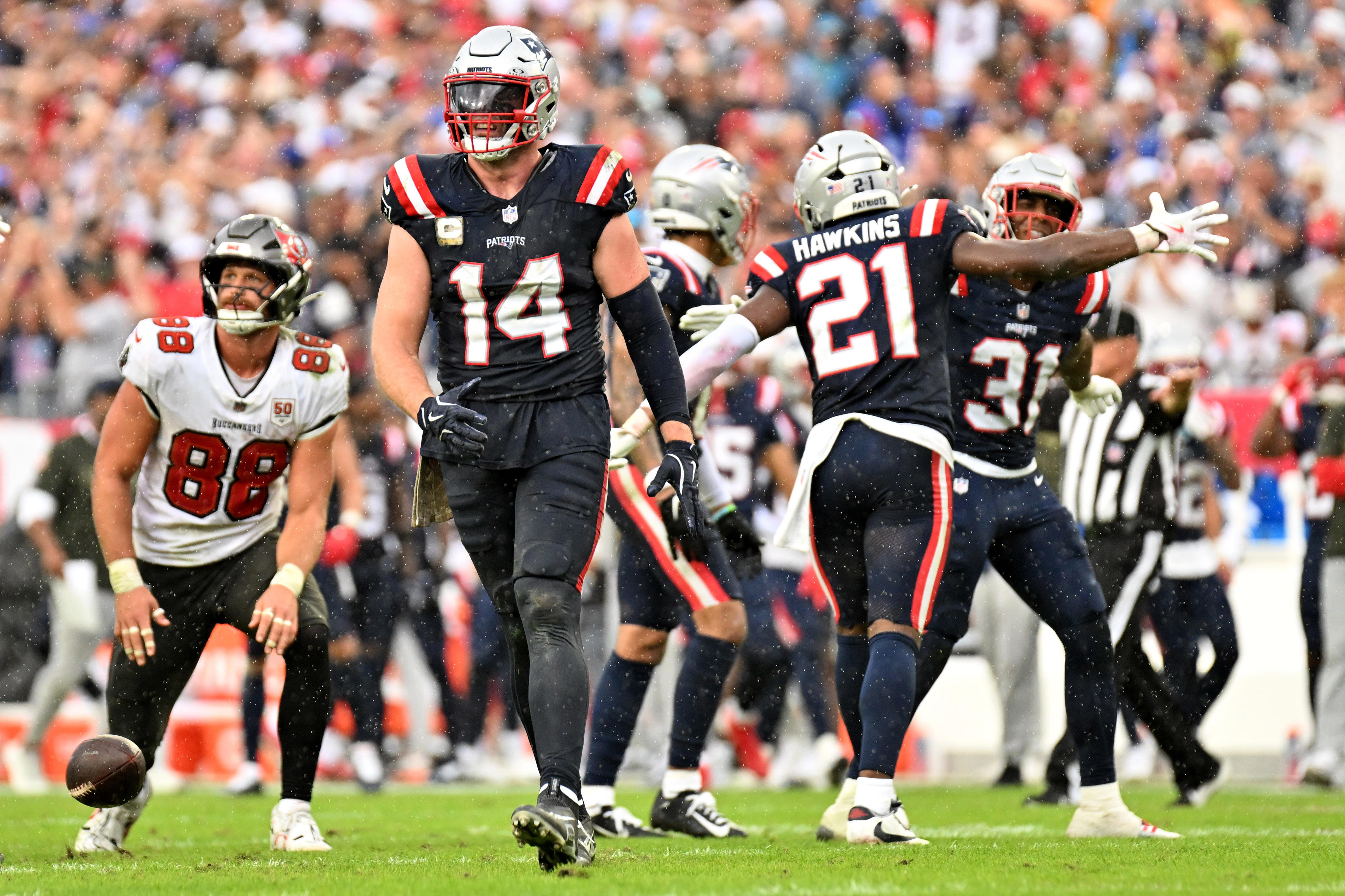 Is Patriots LB Robert Spillane playing today?
