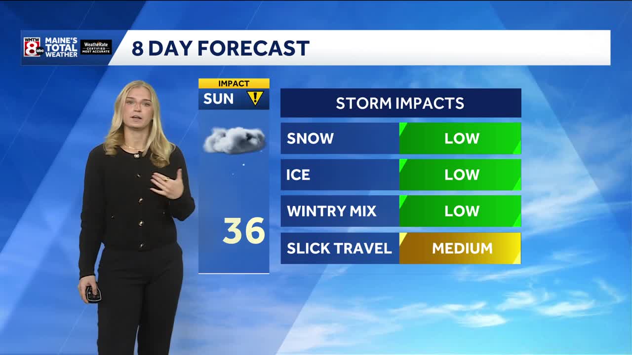Meteorologist Victoria Wisniewski is tracking a slick morning in Maine