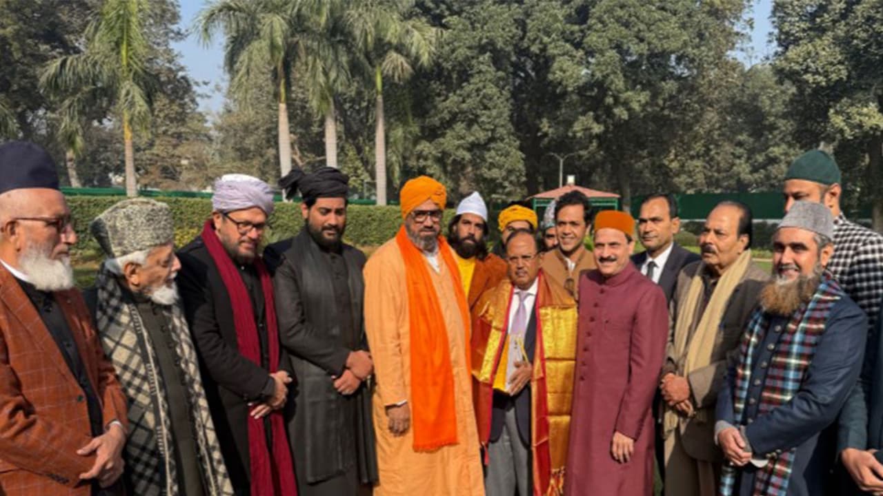Sufi delegation meets NSA Doval, discusses unity, peace, nationalism