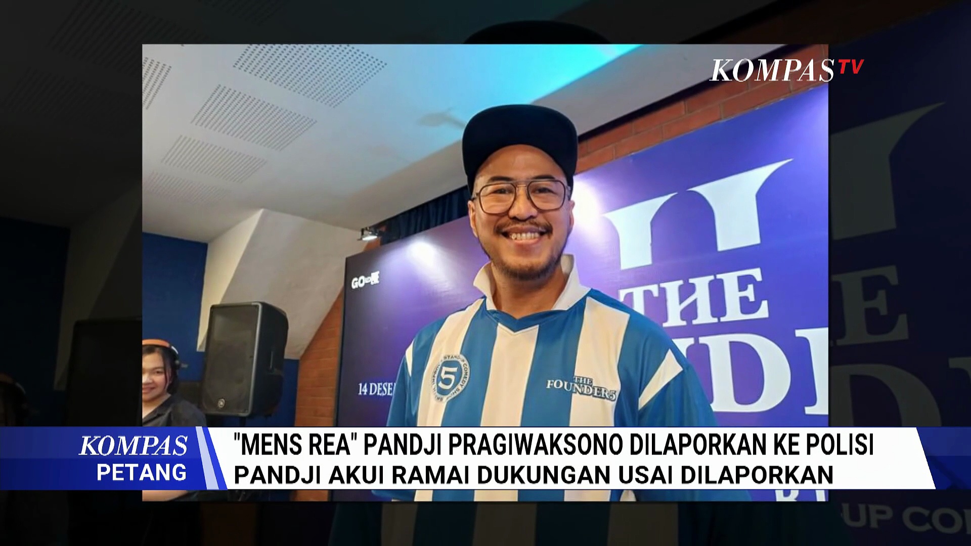 Komika Pandji Pragiwaksono buka suara usai materi mens rea dilaporkan ...