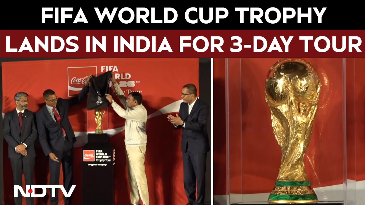 FIFA World Cup trophy arrives in India for 3-day tour