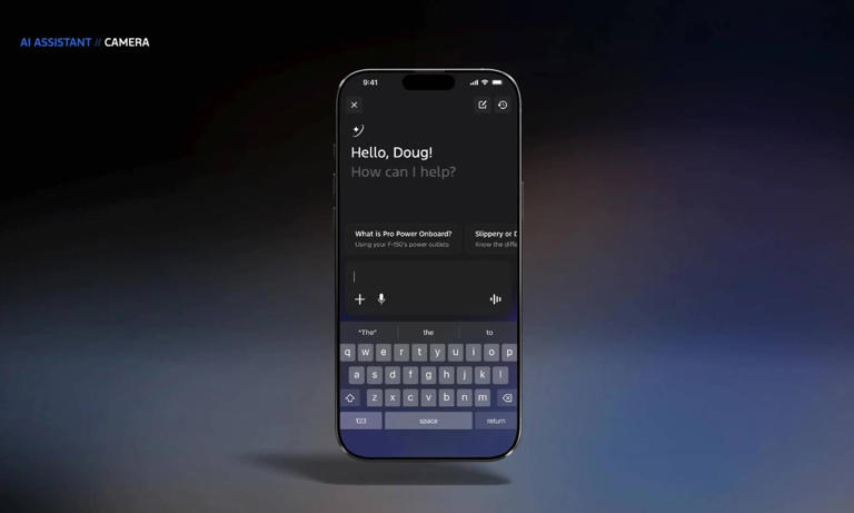 Ford is building an AI assistant that knows your vehicle inside out