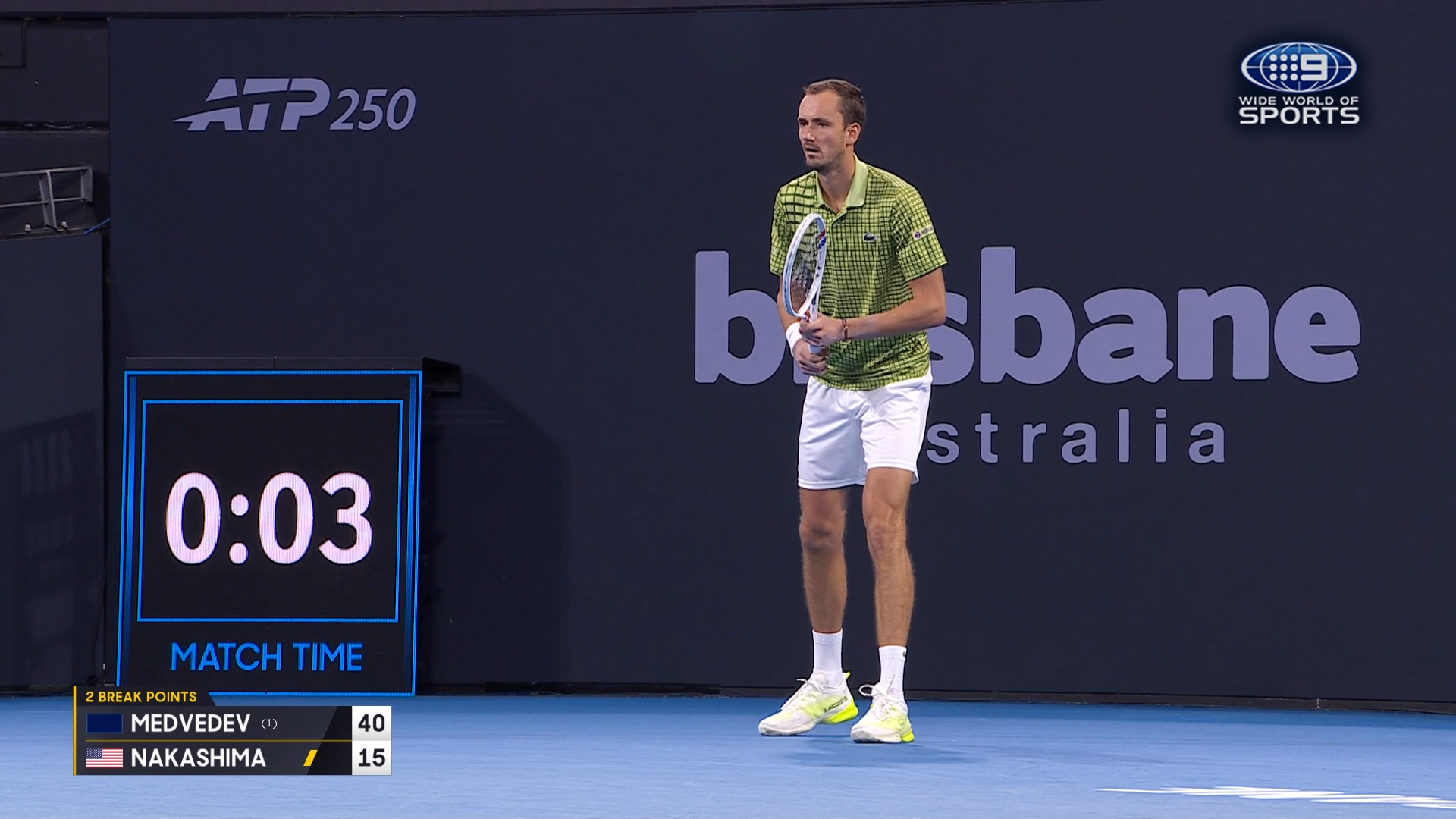 2026 Brisbane International highlights: Daniil Medvedev v Brandon Nakashima