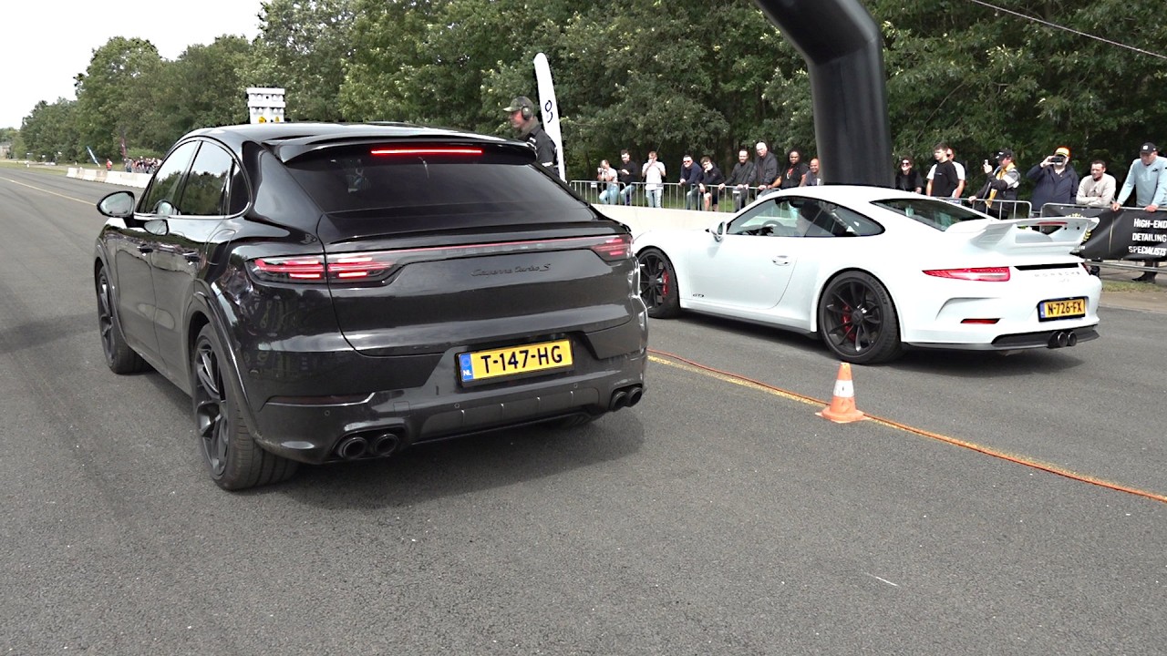 Cayenne Turbo S faces GT3 in surprising race