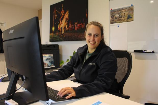 Former Viking warrior switches stage combat for spreadsheets at Bishop ...