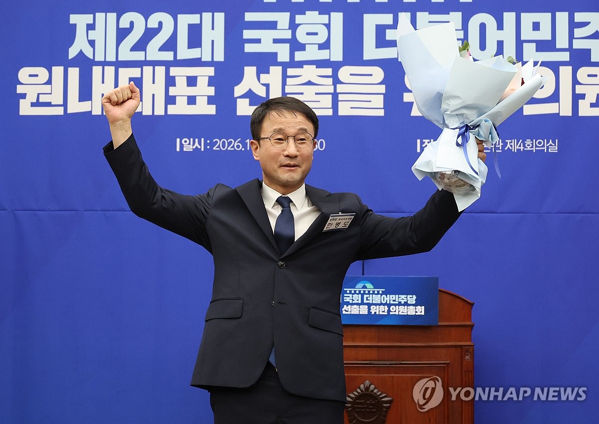 (2nd LD) Ruling party elects Rep. Han Byung-do as new floor leader