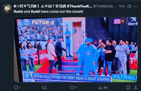 Virat Kohli, Rohit Sharma's 'out of the box' felicitation has social ...