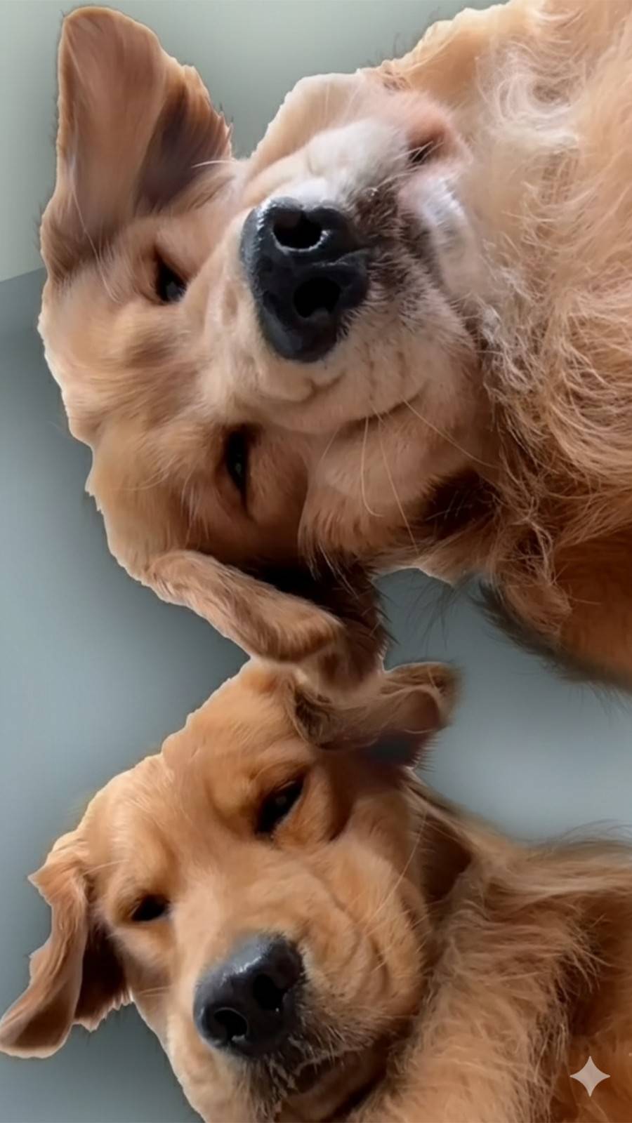 Do golden retrievers always look this confused?