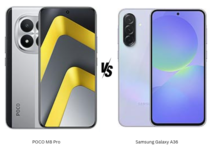 POCO M8 Pro vs Galaxy A36: One is clearly the smarter buy
