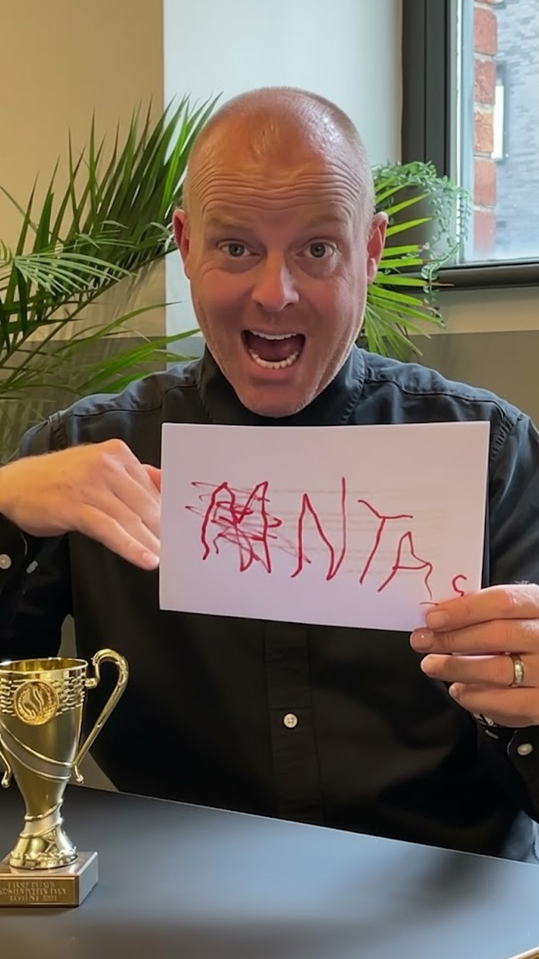 Wins an NTA award moment