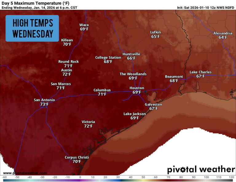 How long will South Texas stay chilly? Here's what changes are coming next.