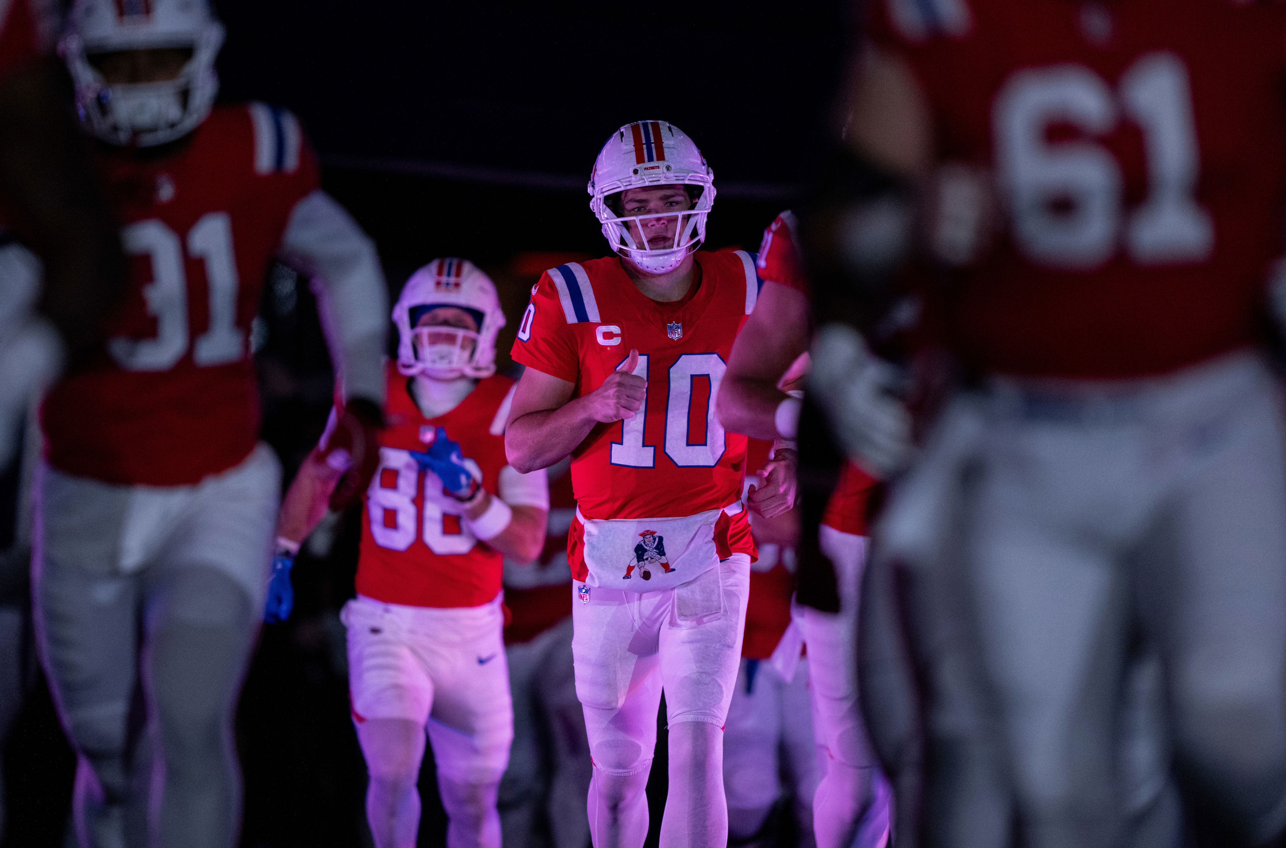 Sunday Patriots notes: Drake Maye headlines playoff debutants