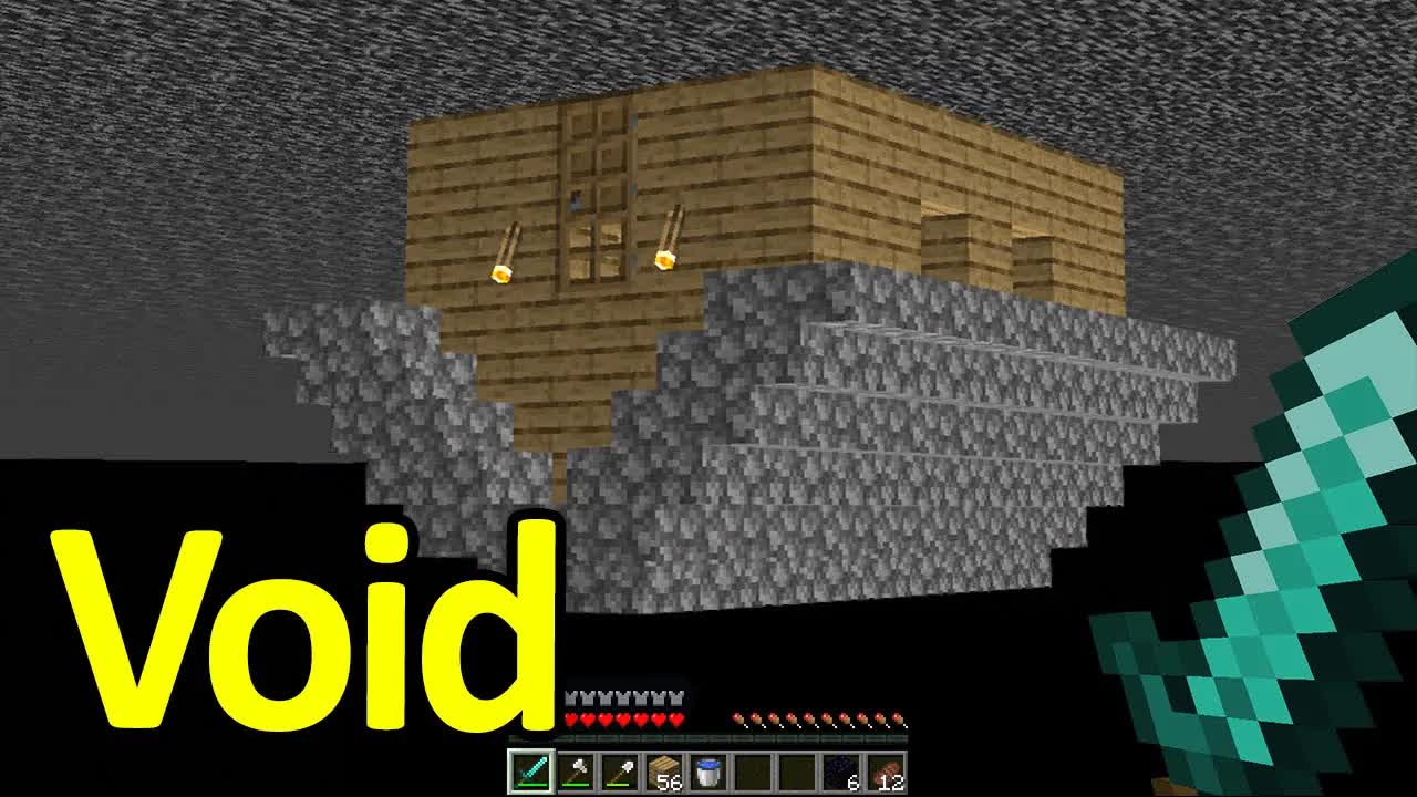 I built a house below the void