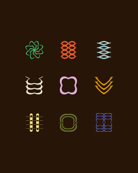 Ethical fashion brand logo uses negative space beautifully