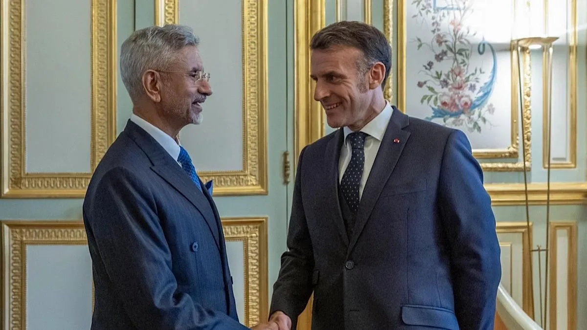 Jaishankar discusses defence, security cooperation with French prez