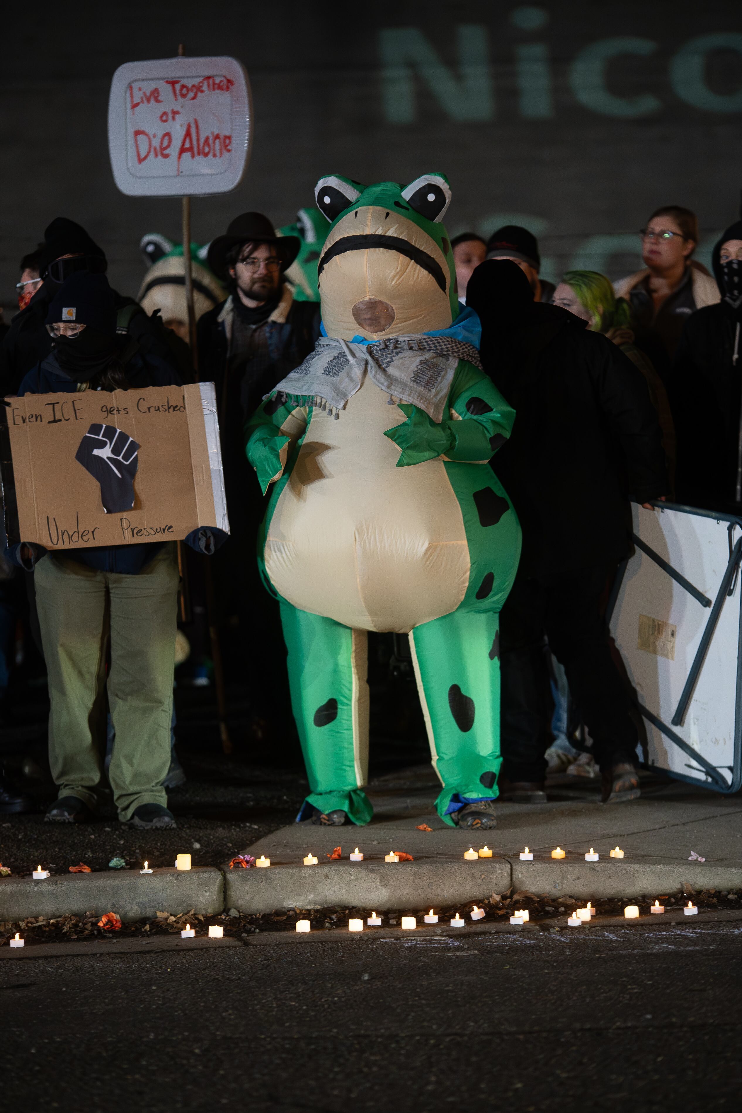 'We have to show up': Outraged Portlanders gather in the hundreds to ...