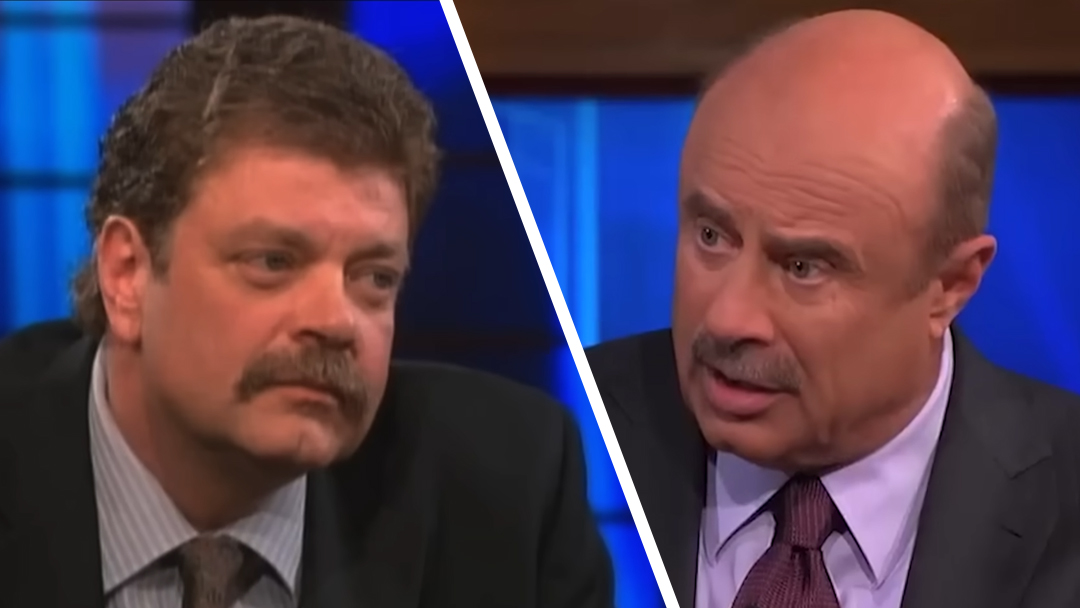“You were the last one to see him” - Dr. Phil screams at killer dad on TV