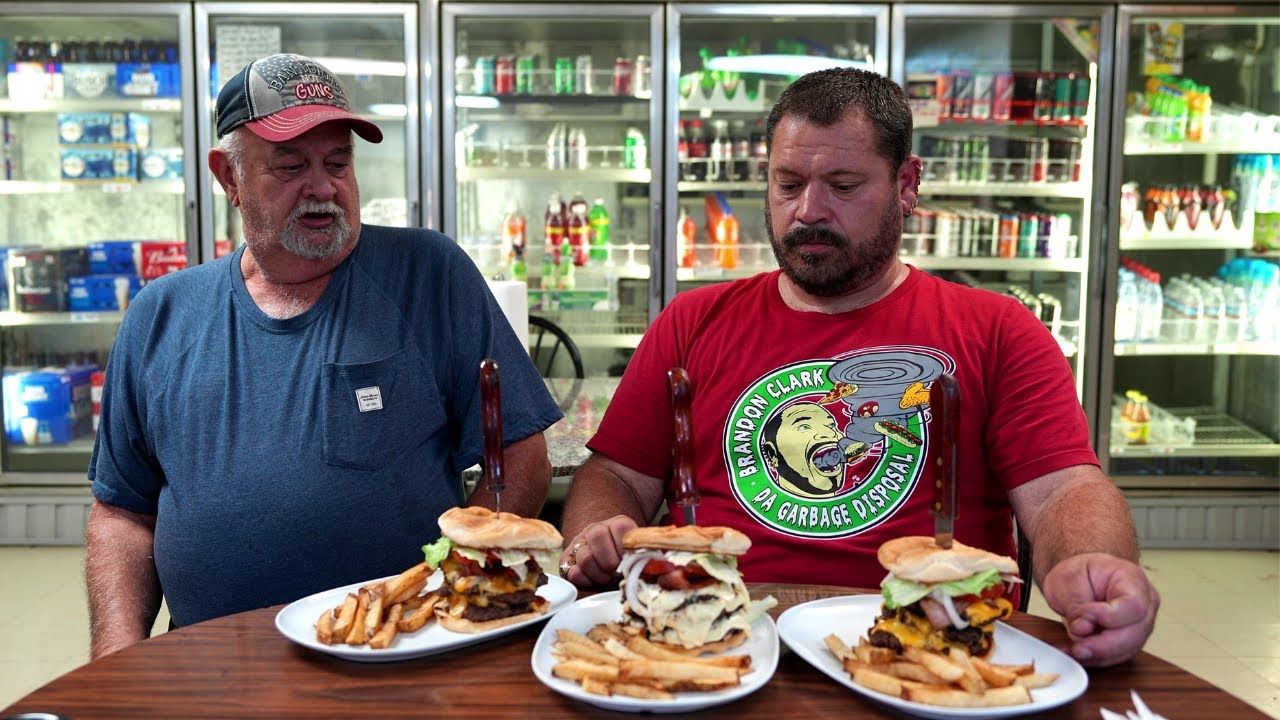 I took on the Big Daddy Express burger challenge 🍔