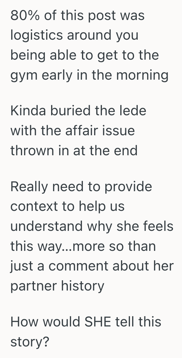 Boyfriend was committed to an early morning fitness routine, but his ...