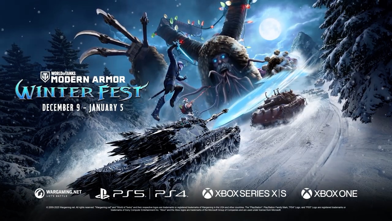 World of Tanks Modern Armor official Winter Fest 2025 trailer