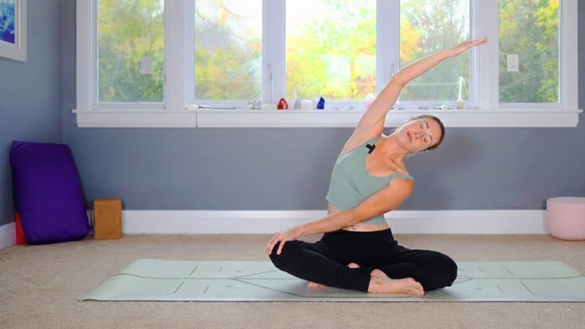 Gentle morning yoga moves: No equipment & easy to follow