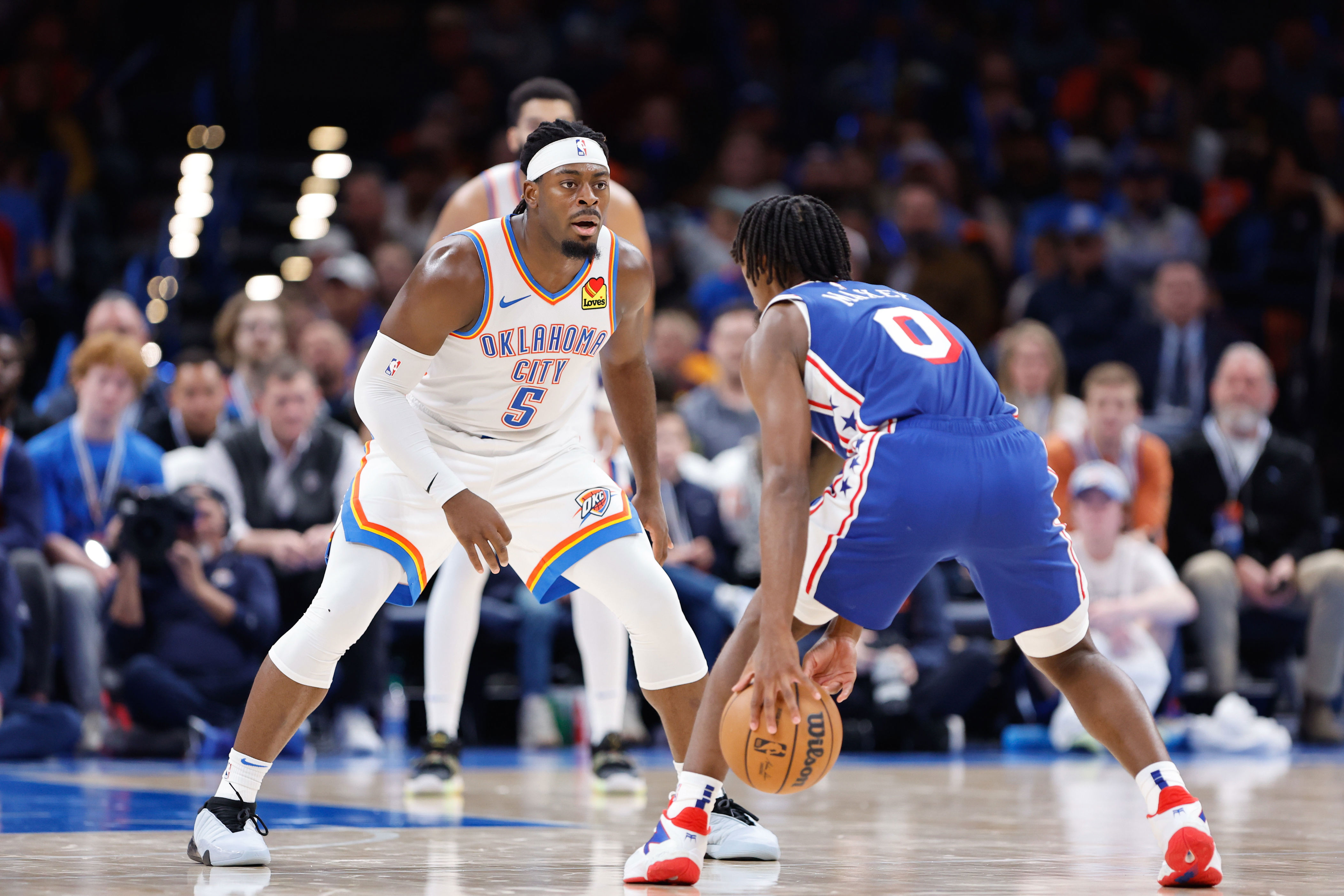 Sixers continue road trip against defending champion Thunder