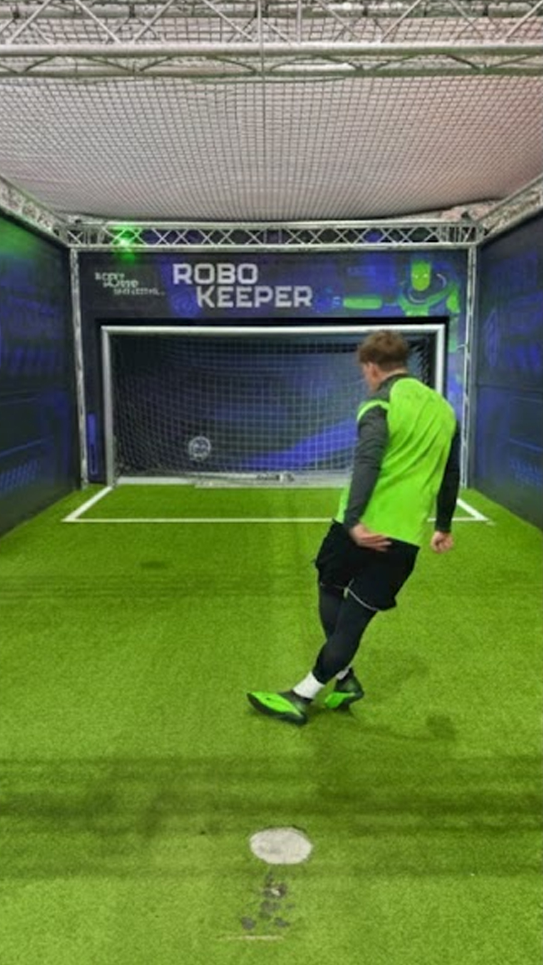 Accurate free kick in football