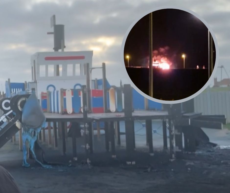 Arsonists set fire to Anchorsholme Park pirate ship play area overnight