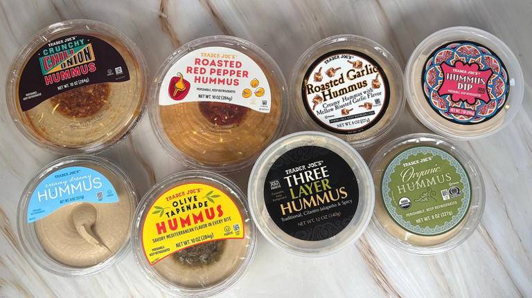 8 varieties of hummus at Trader Joe's, ranked