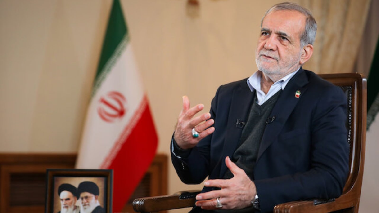 Iran President Masoud Pezeshkian: 'We are in a full-fledged war with ...