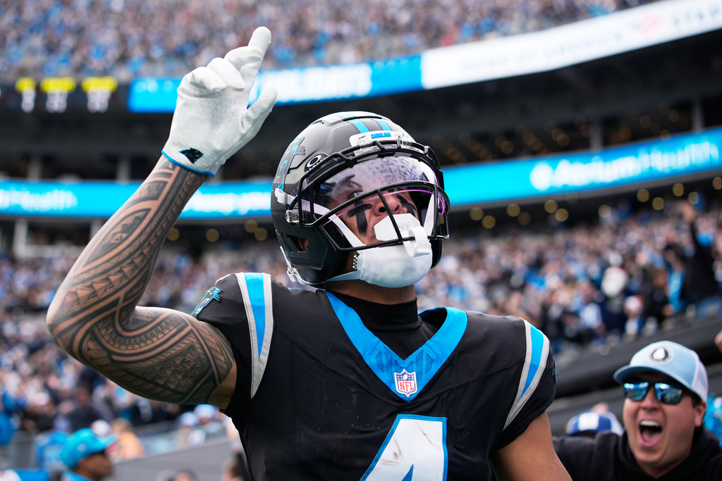 Panthers receiver Tetairoa McMillan active for Seahawks game despite ...