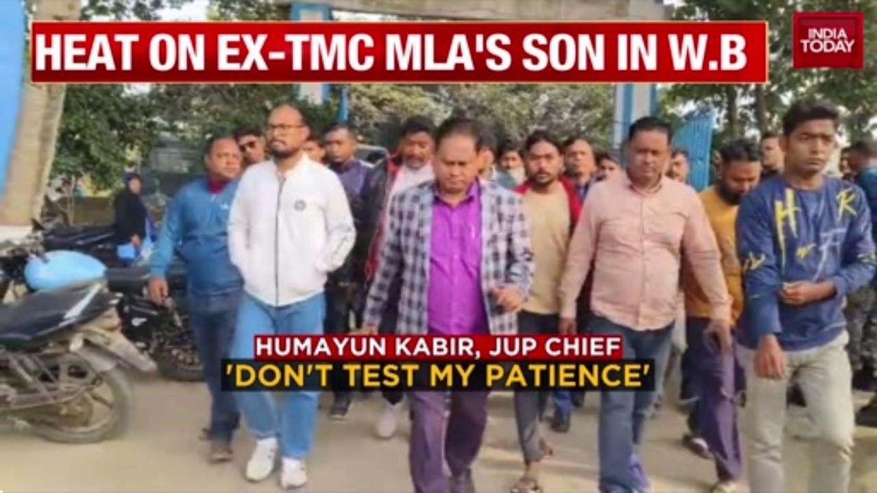 Suspended TMC MLA Humayun Kabir threatens to gherao SP office after son ...