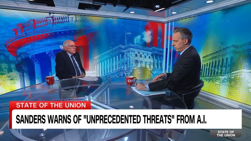 Sen. Bernie Sanders warns AI is 'the most consequential technology in ...