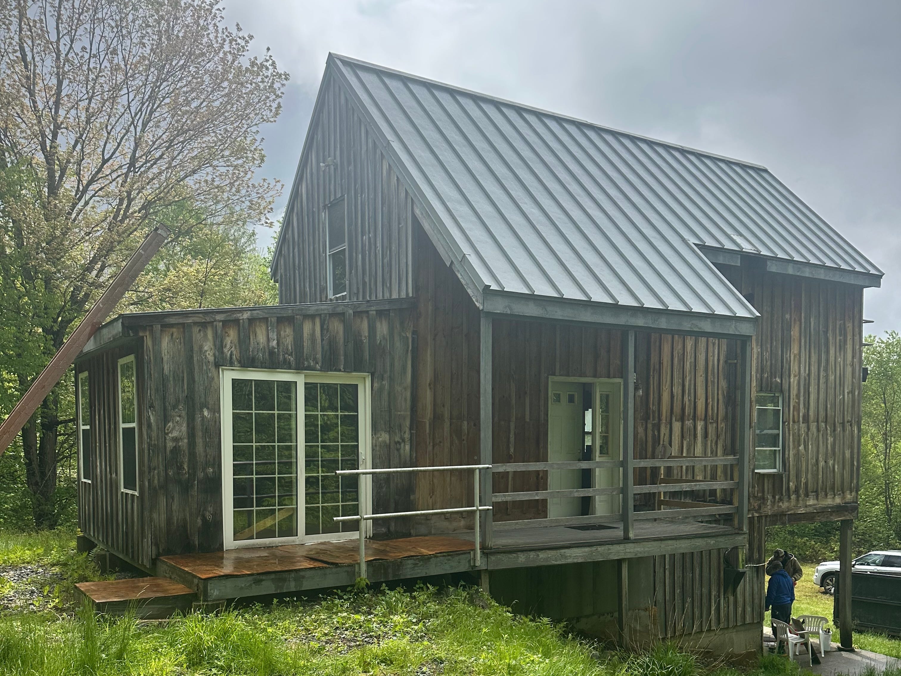 I bought a fixer-upper with my 2 siblings. It's a work in progress, but ...