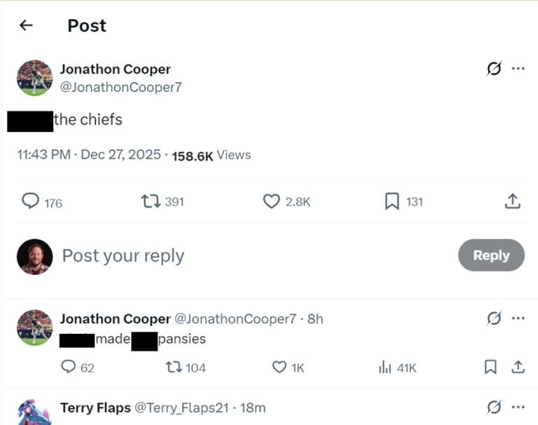 Broncos starter sends obscene message to Chiefs after winning AFC West