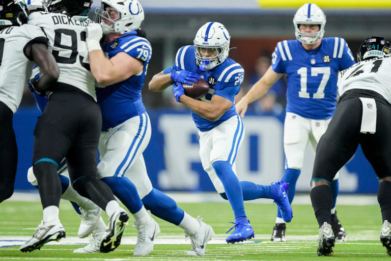 Colts RB Jonathan Taylor stats, numbers tonight in Week 17 vs ...