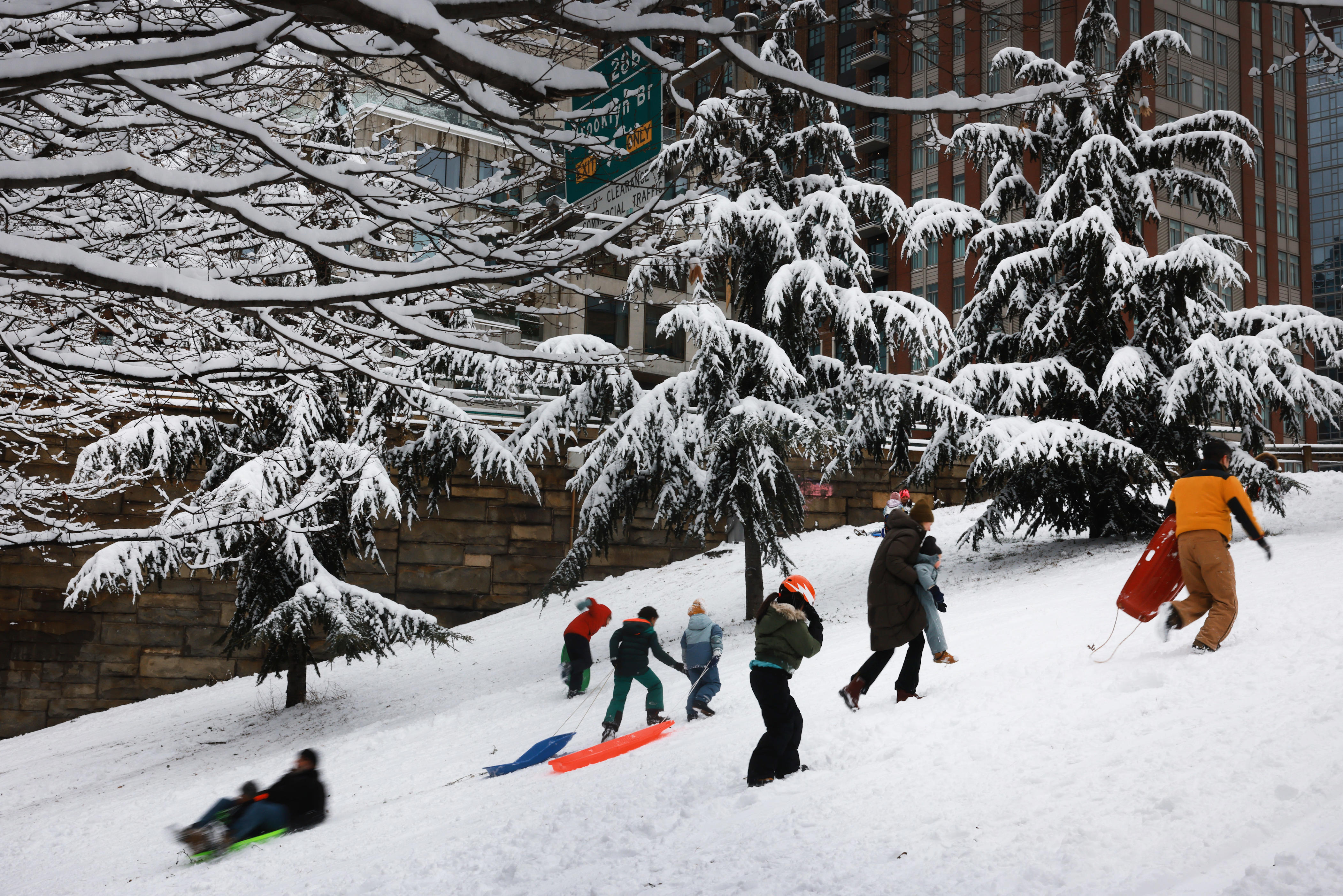 How much snow has NY received this week? See snow totals by address