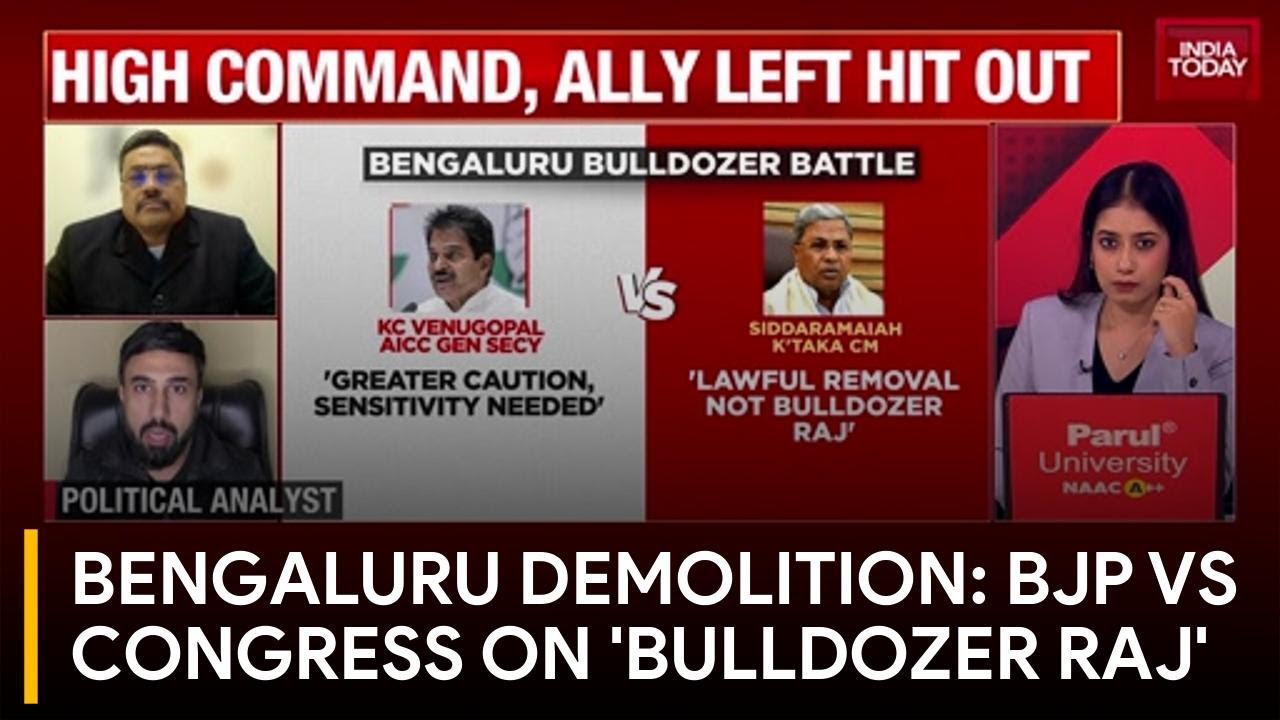 Bengaluru demolition row: BJP's Ashok Gowda defends 'bulldozer action ...
