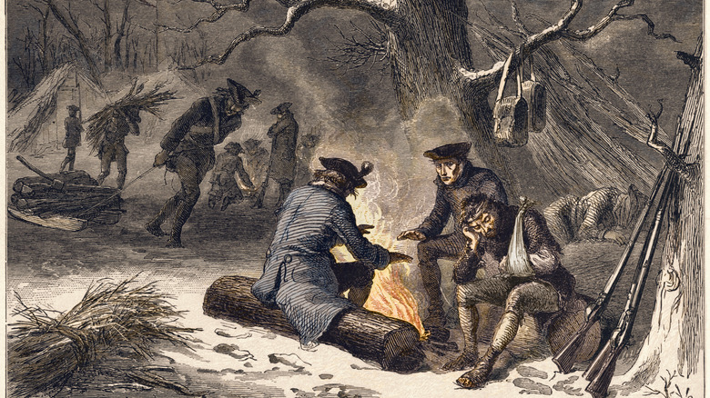 The meager rations General Washington and his troops dined on at Valley ...