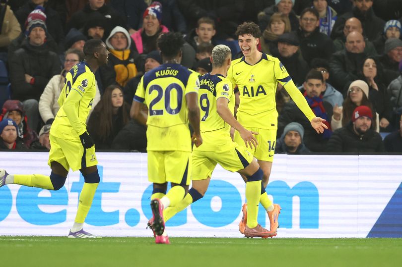 Tottenham player ratings vs Crystal Palace - Archie Gray shows future ...