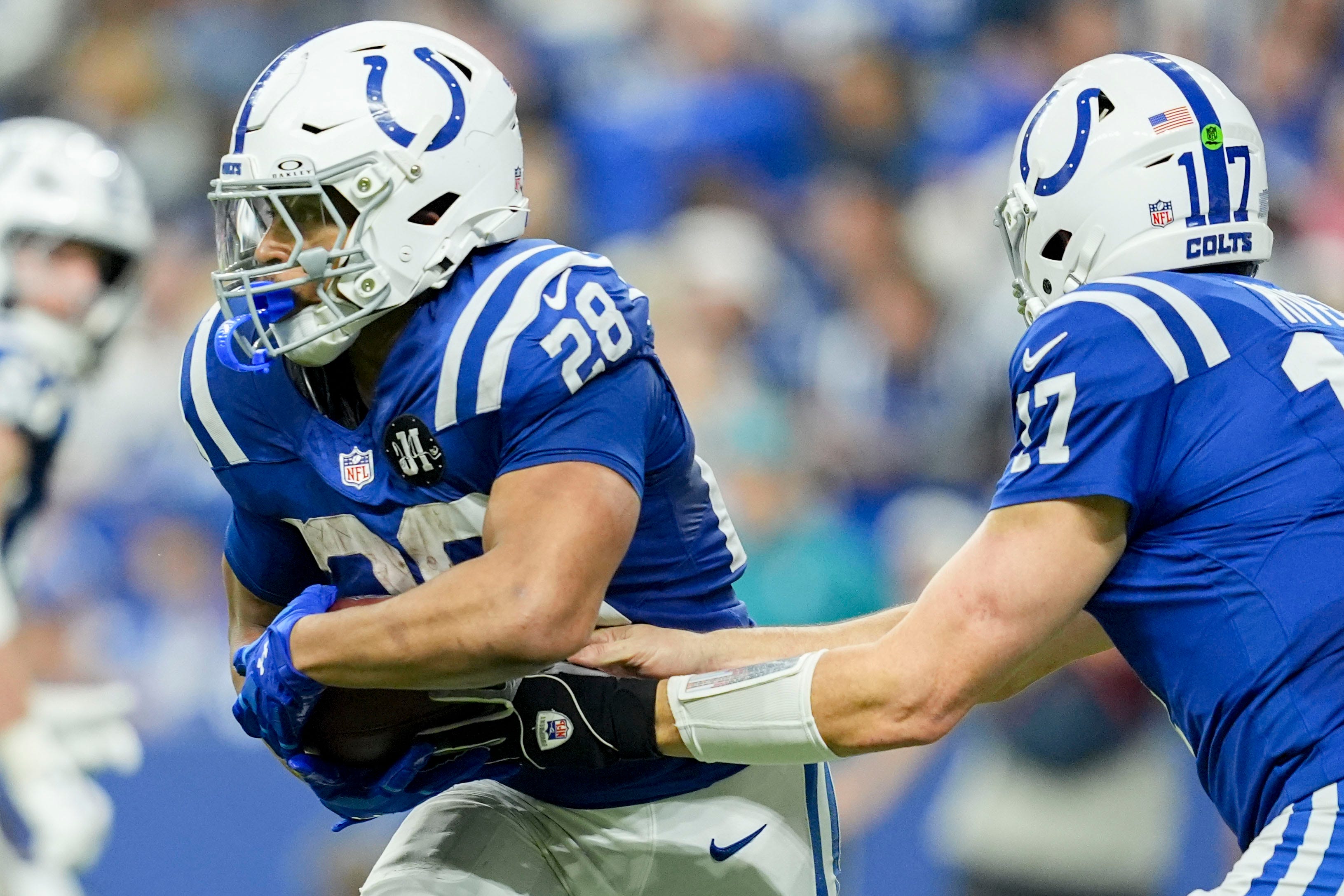 Colts' RB Jonathan Taylor nominated for season-long award